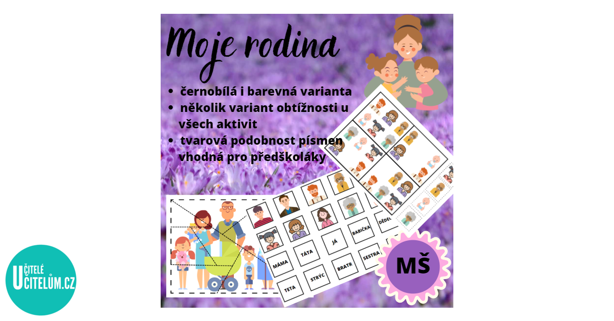 Moje rodina - Prvouka | UčiteléUčitelům.cz